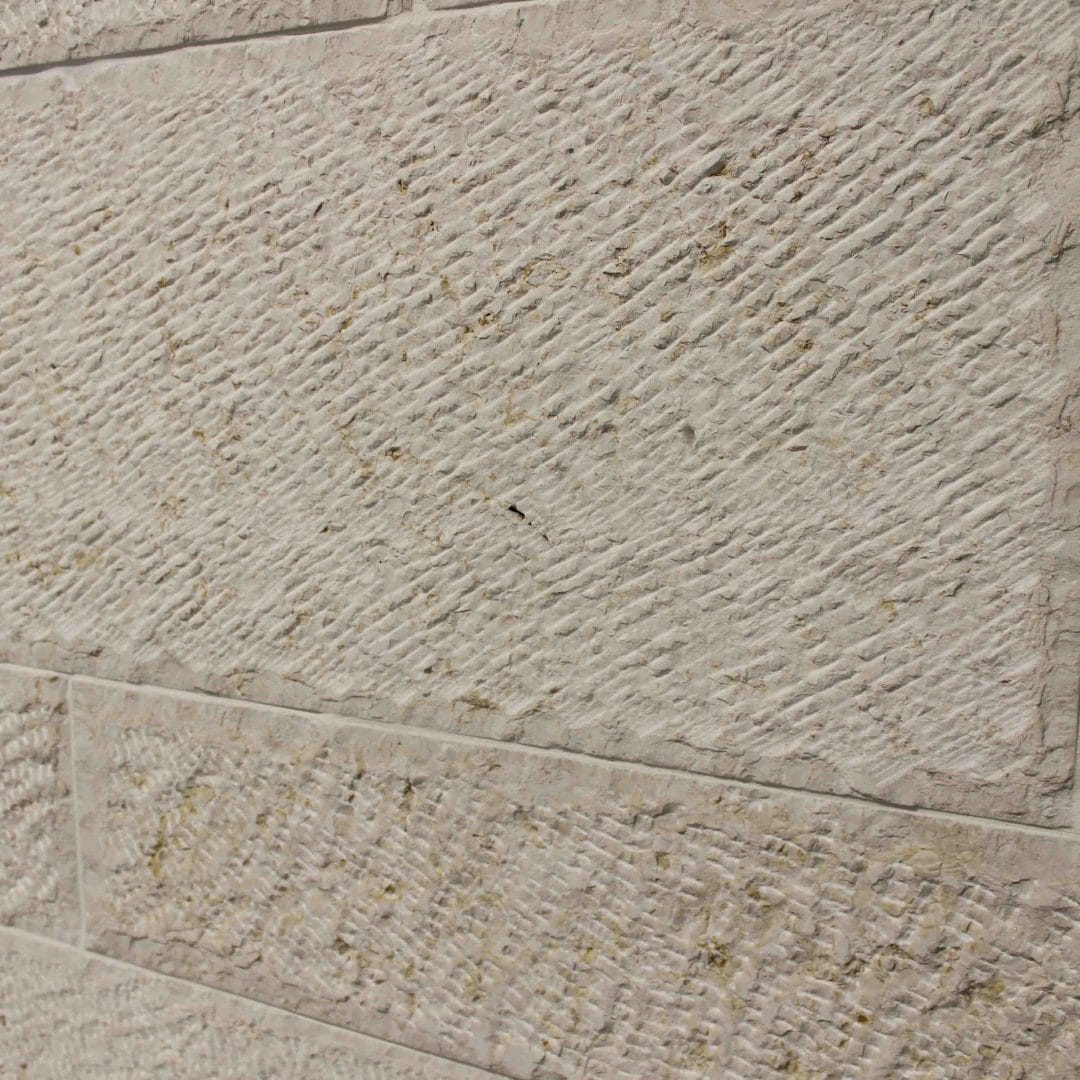 Travertine Marble Ottoman Ivory - Allstone